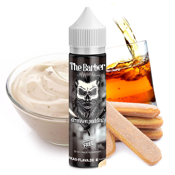 Kapkas Flava The Barber Drunken Pudding Aroma 20ml | eZ:Store - Reutlingen